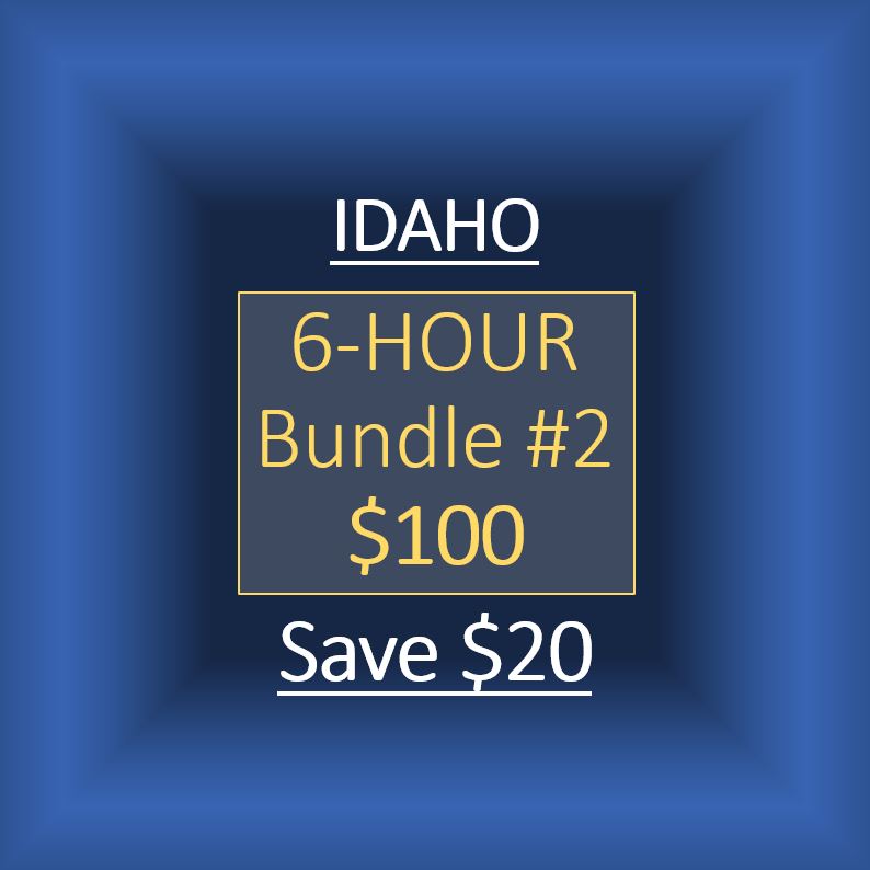 IDAHO: 6-HOUR BUNDLE #2 FOR $100 | DC Hours
