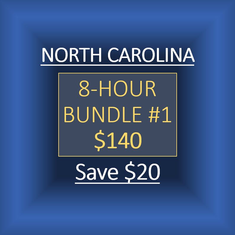 NORTH CAROLINA: 8-HOUR BUNDLE #1 FOR $140 – DC Hours